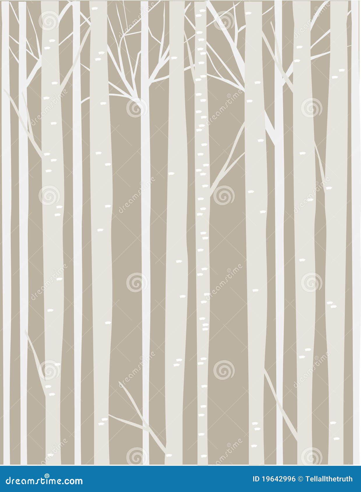 Tonal Trees stock illustration. Illustration of shrubs - 19642996