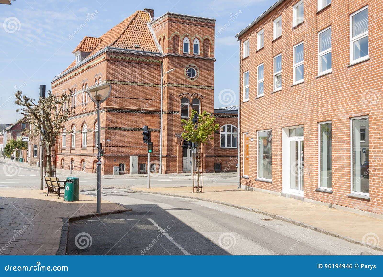 Tonder town - Denmark. stock photo. Image of village - 96194946