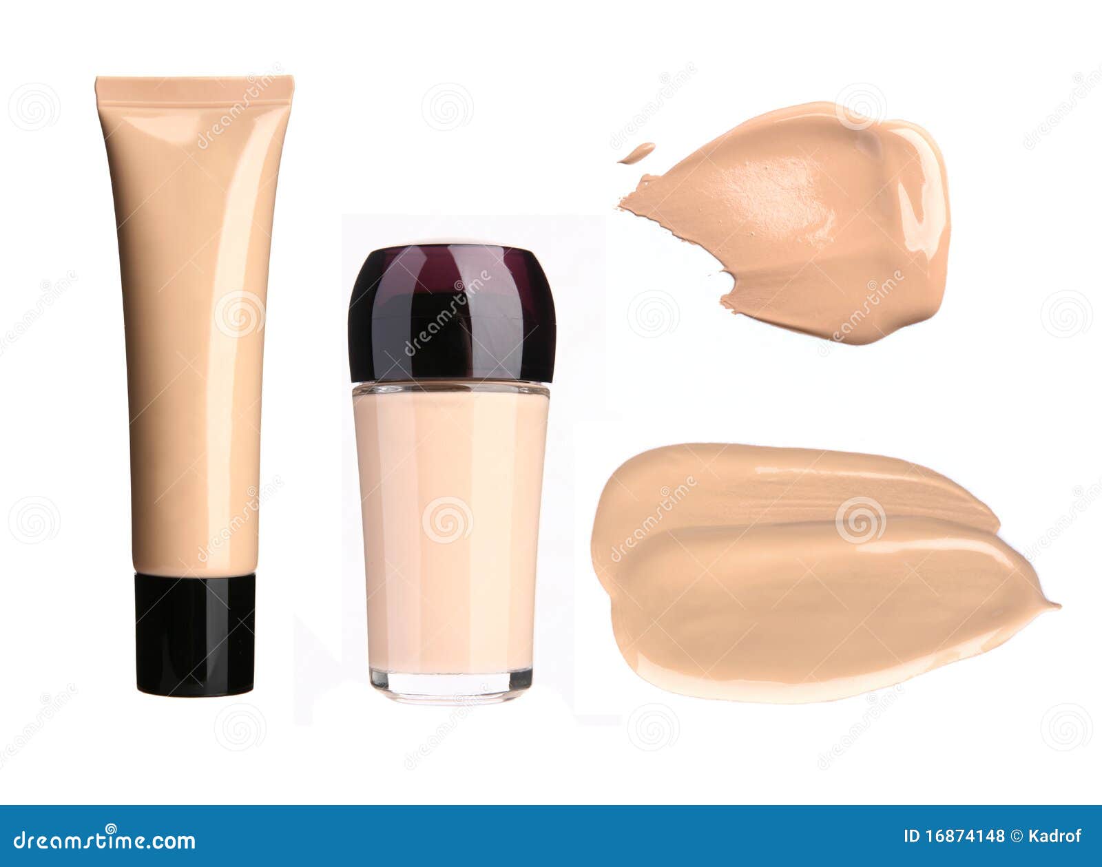 Tone cream samples stock photo. Image of cosmetic, sample - 16874148