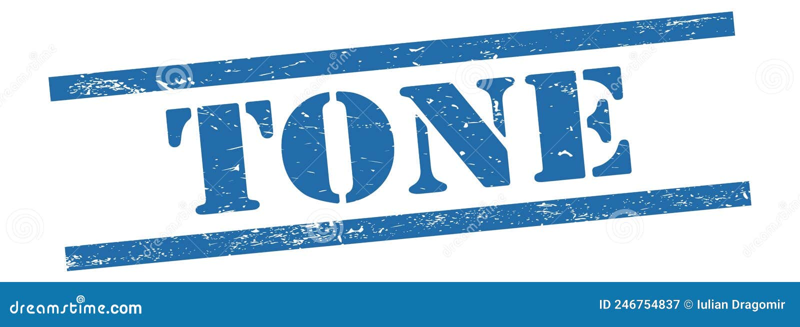 TONE Text on Blue Grungy Lines Stamp Stock Illustration - Illustration ...