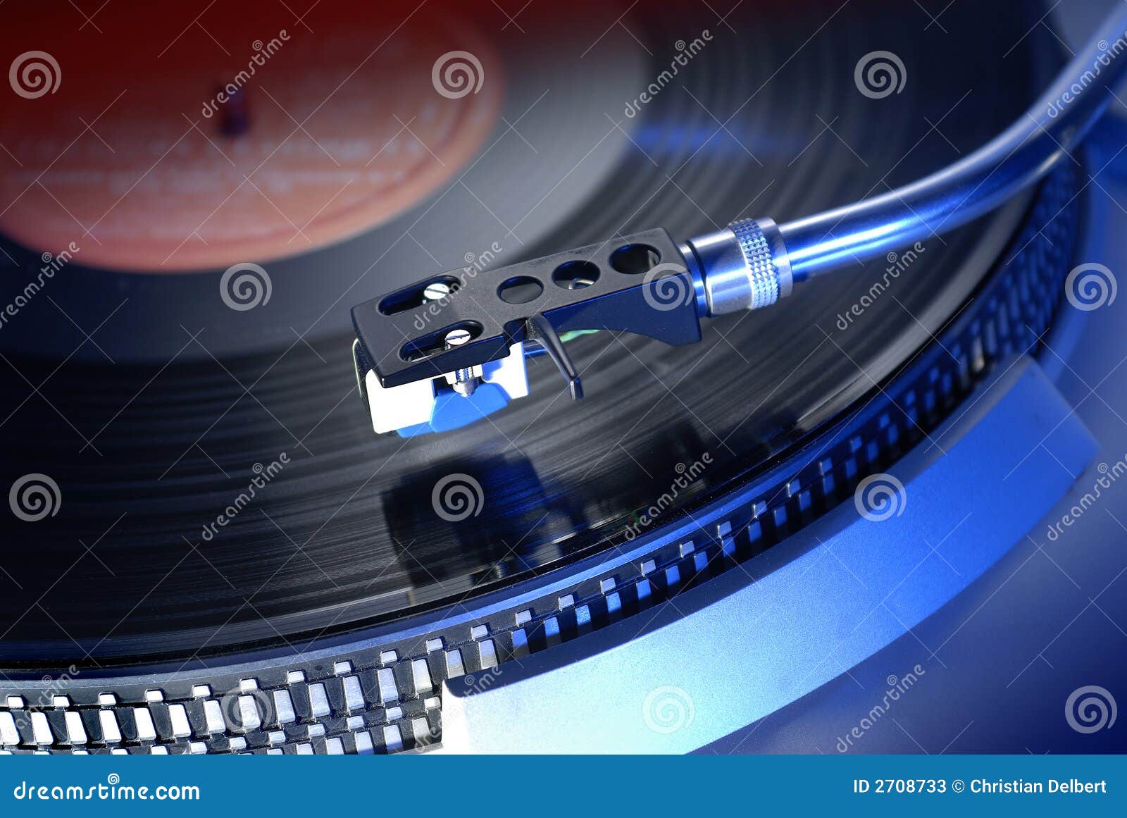 Tonearm from Classic Turntable Stock Image - Image of single, tunes ...