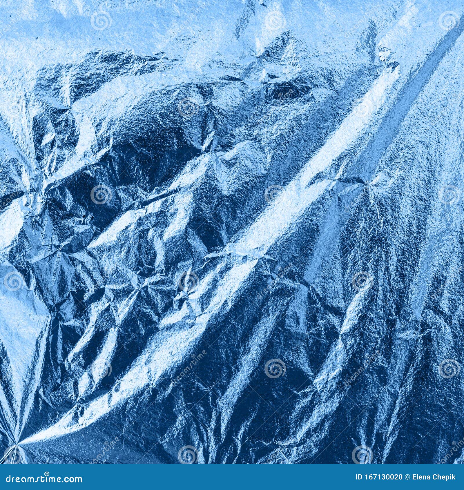 Toned Classic Blue Foil Texture. Metallic Blue Background. Stock Photo ...