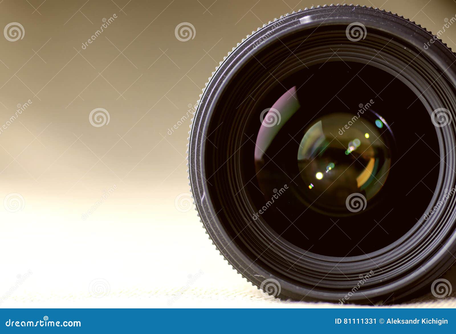 Toned Monochrome Background of Lens Flare Object Stock Image - Image of ...