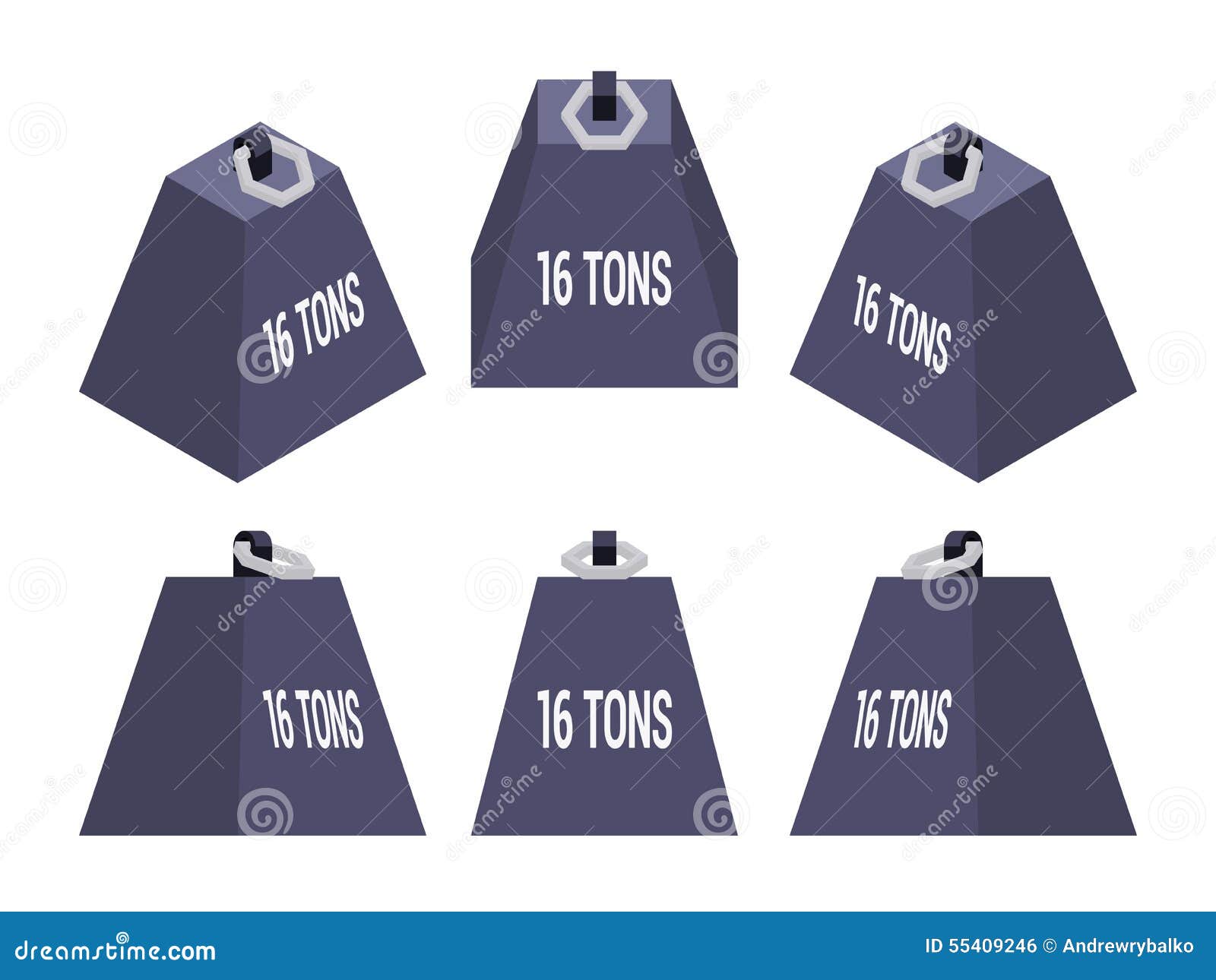 16 Toneladas Isométricas De Peso Ilustración del Vector - Ilustración ...