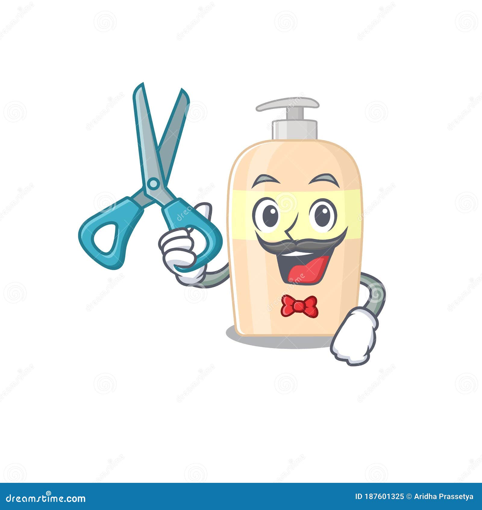Toner Cartoon Character Design As Talented Barber Stock Vector ...