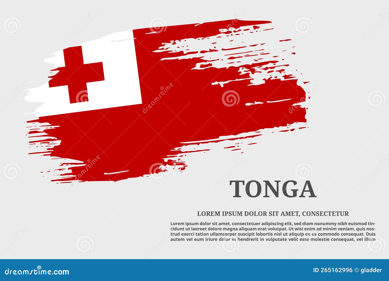 Tonga Flag Grunge Brush and Poster, Vector Stock Vector - Illustration ...