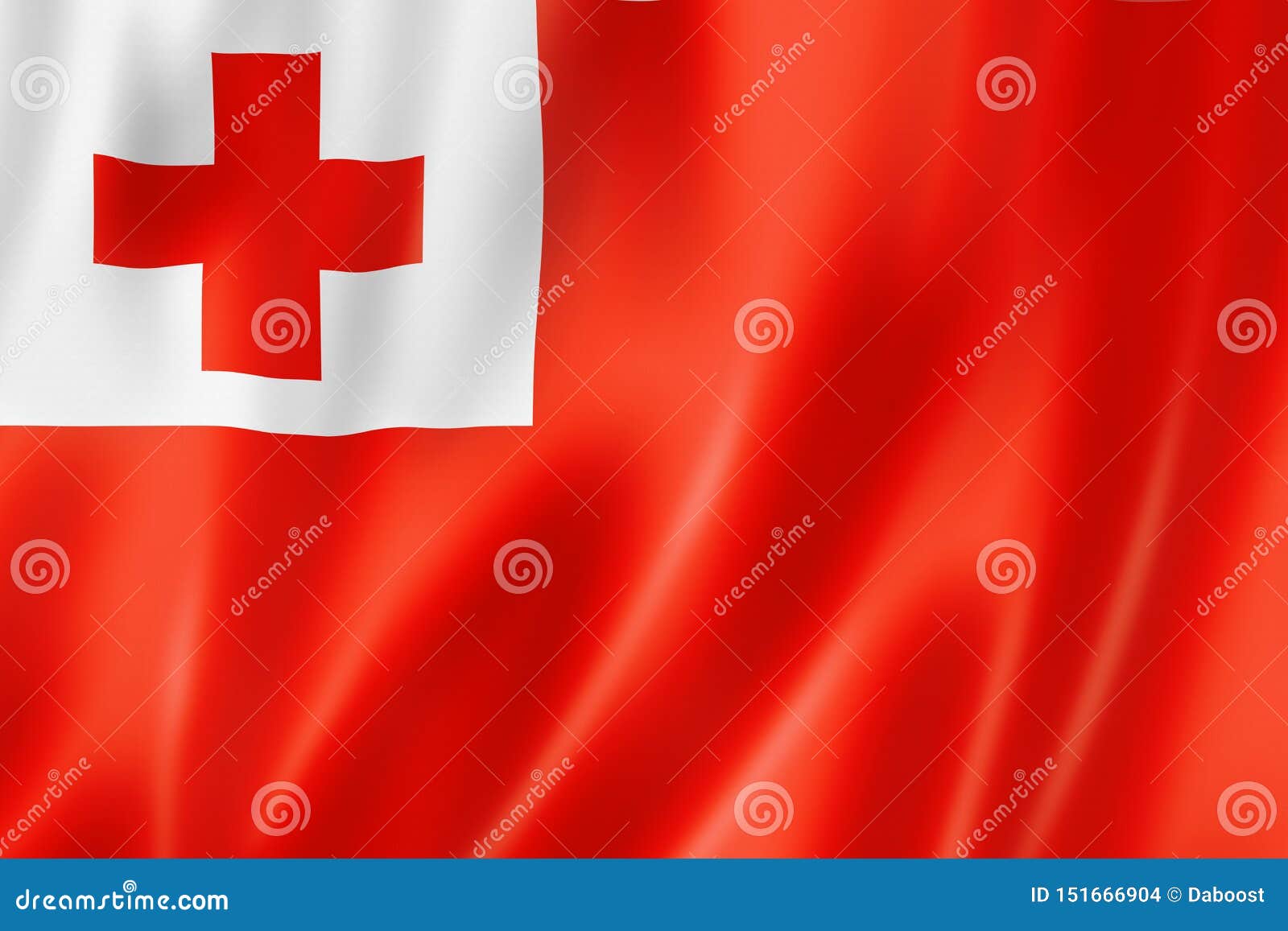 Tonga flag stock illustration. Illustration of cross - 151666904