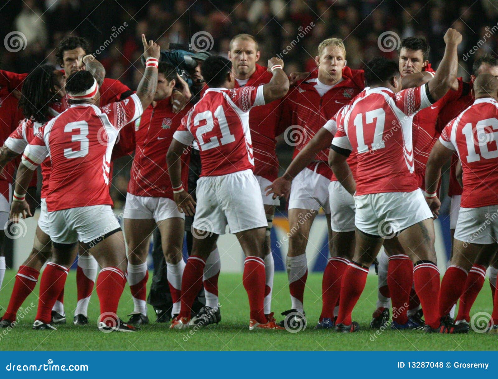 Tonga haka editorial stock photo. Image of tonga, athlete - 13287048