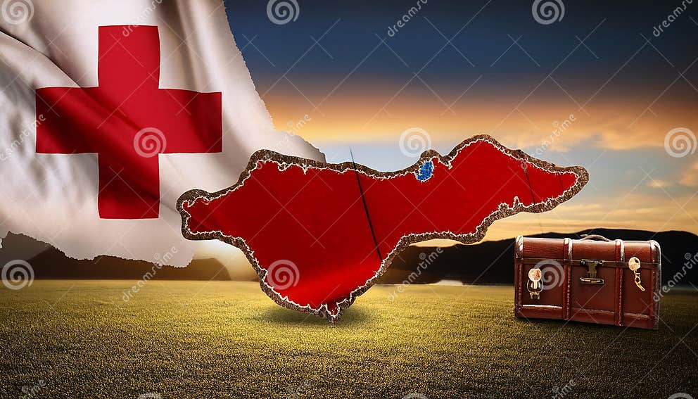 Tonga Map and Flag. stock illustration. Illustration of government ...