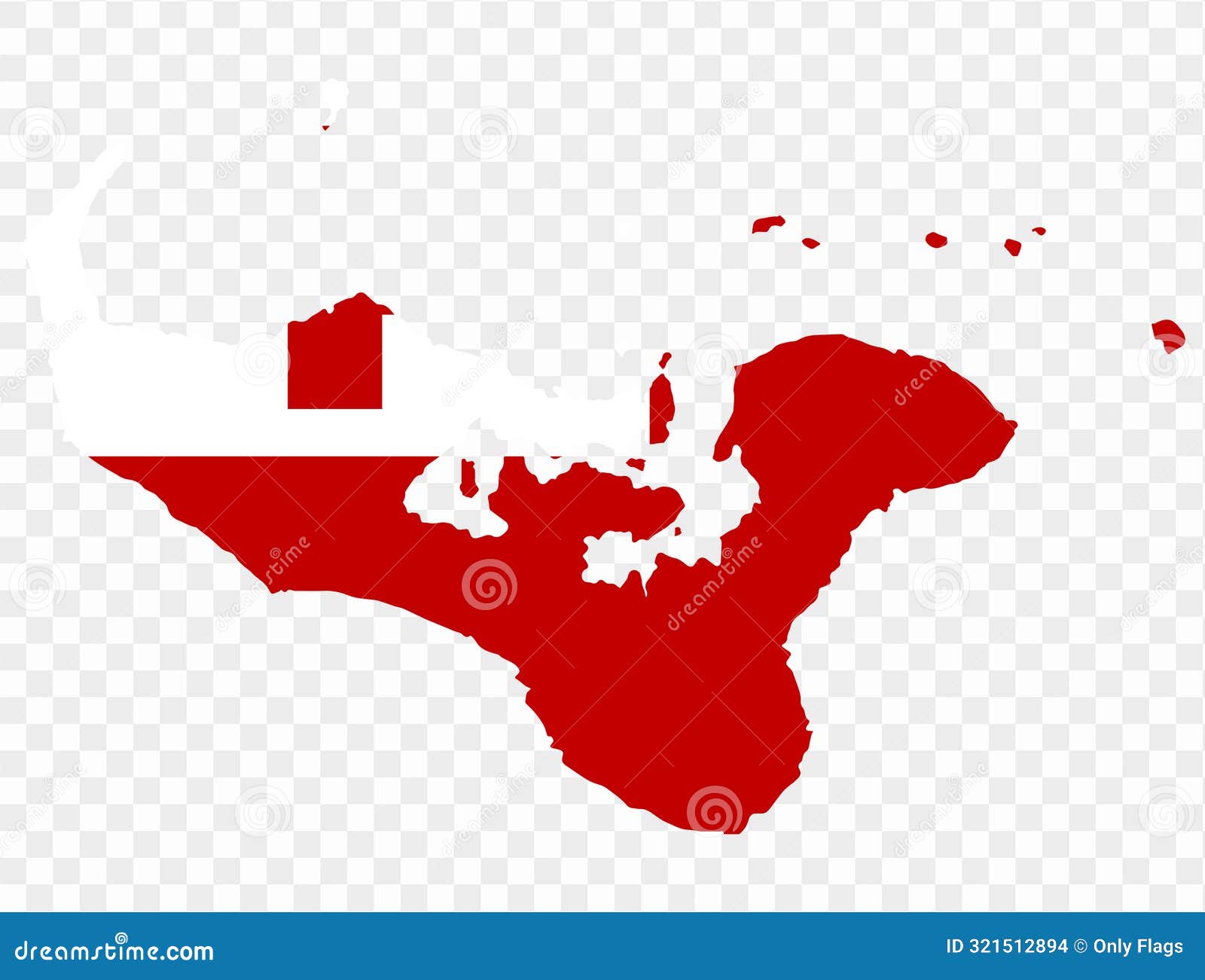 Tonga Map Flag Isolated on Png or Transparent Background Vector ...