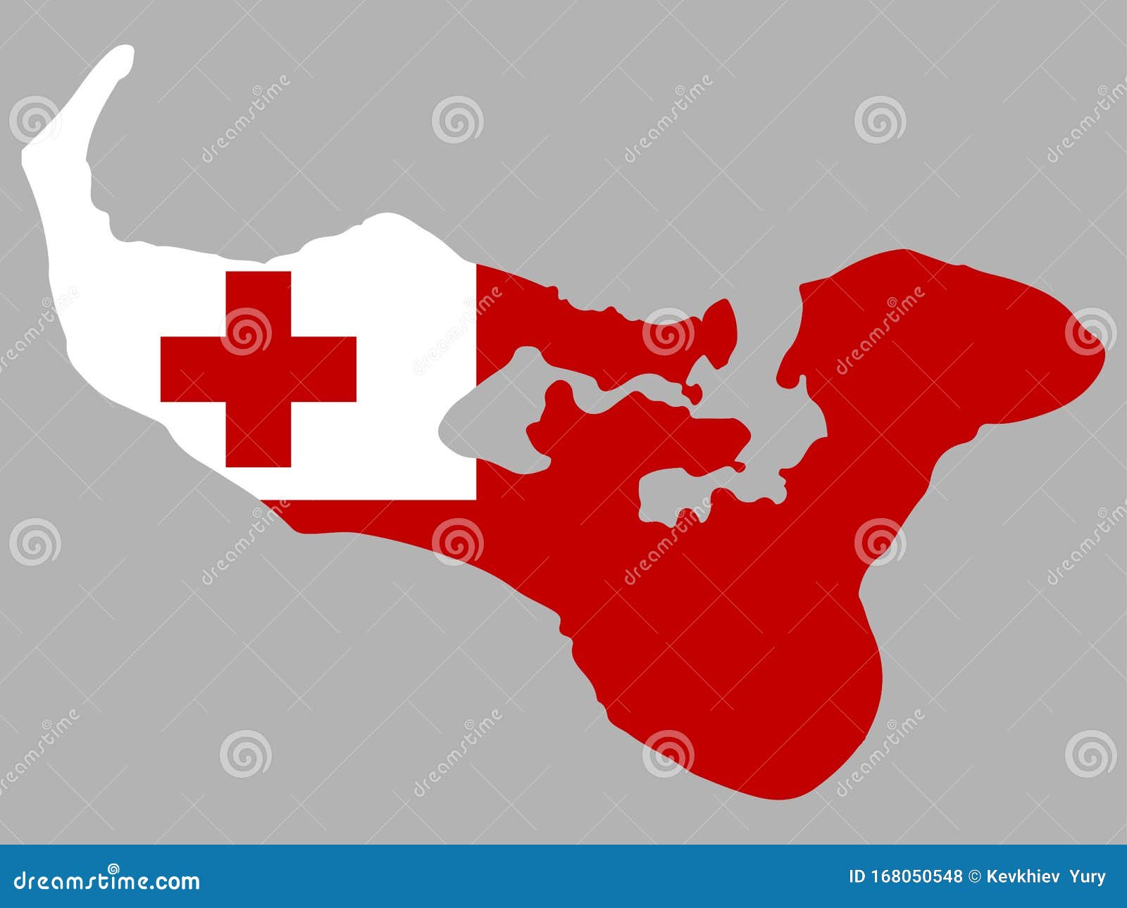 Tonga Map Flag Vector Illustration Eps 10 Stock Vector - Illustration ...