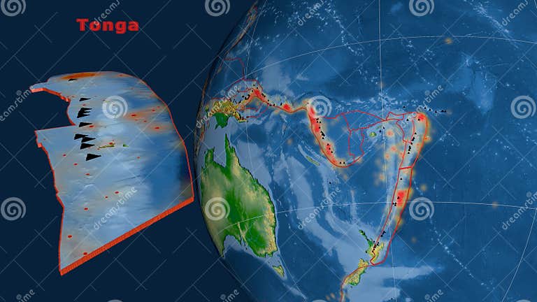 Tonga Plate Described and Presented - Physical Stock Illustration ...