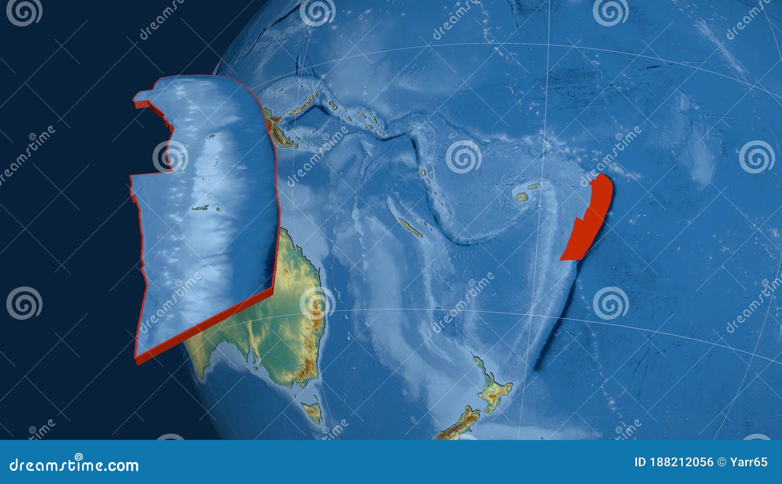 Tonga Plate Presented - Relief Stock Illustration - Illustration of ...