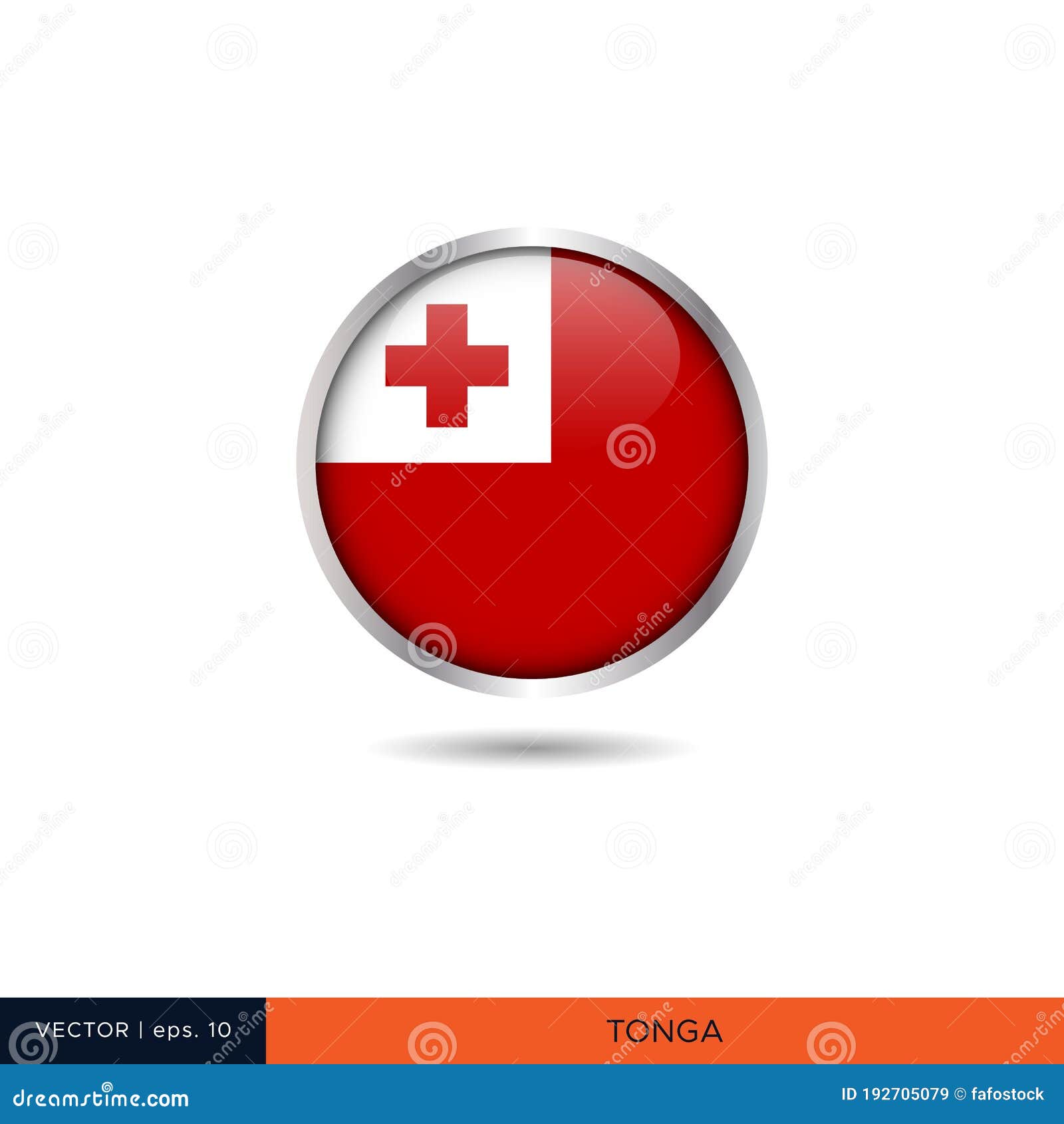 Tonga Editable Outline Map. Vector Illustration | CartoonDealer.com ...