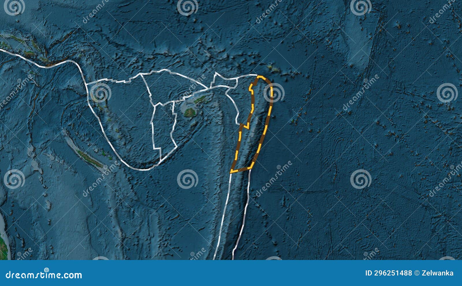 Tonga Plate Dashed. Fahey. Physical Stock Illustration - Illustration ...
