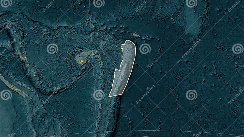 Tonga Tectonic Plate. Wiki Map Stock Illustration - Illustration of ...