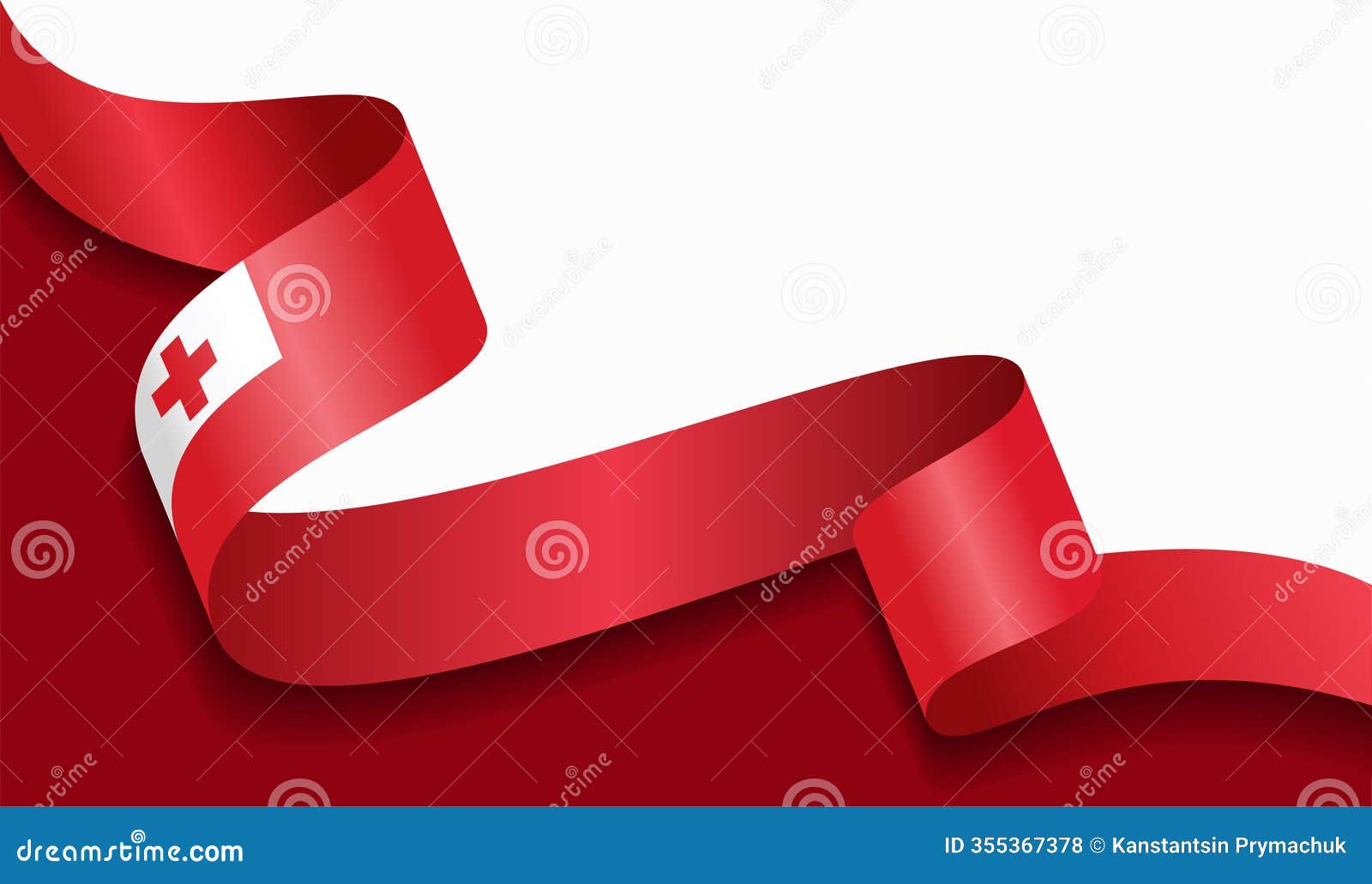 Tongan Flag Wavy Abstract Background. Vector Illustration. Stock ...