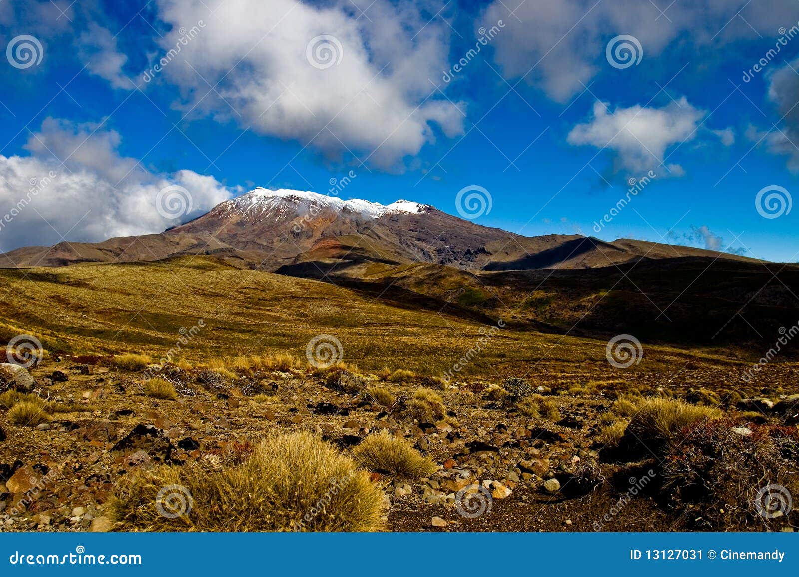 Tongariro volcano stock image. Image of range, relaxation - 13127031