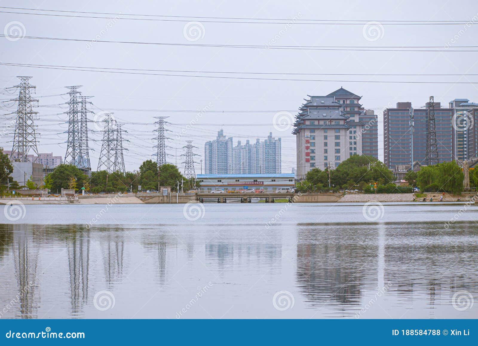 Tonghui River editorial stock photo. Image of tower - 188584788