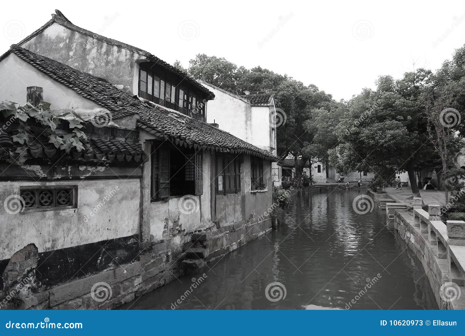 Tongli, Chinese water town stock image. Image of chinese - 10620973