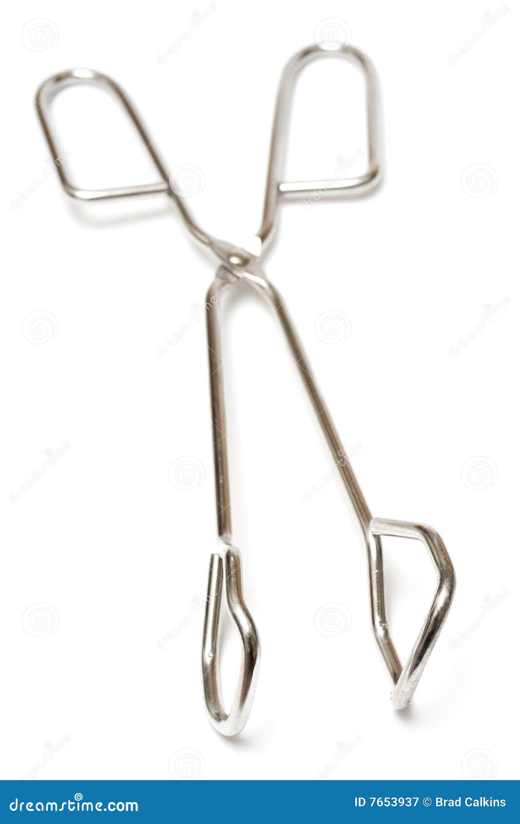 Tongs stock image. Image of isolated, handles, stainless - 7653937