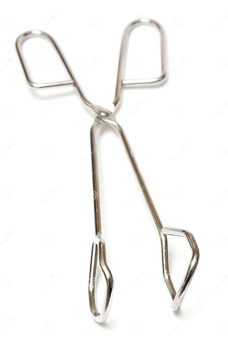 Tongs stock image. Image of isolated, handles, stainless - 7653937
