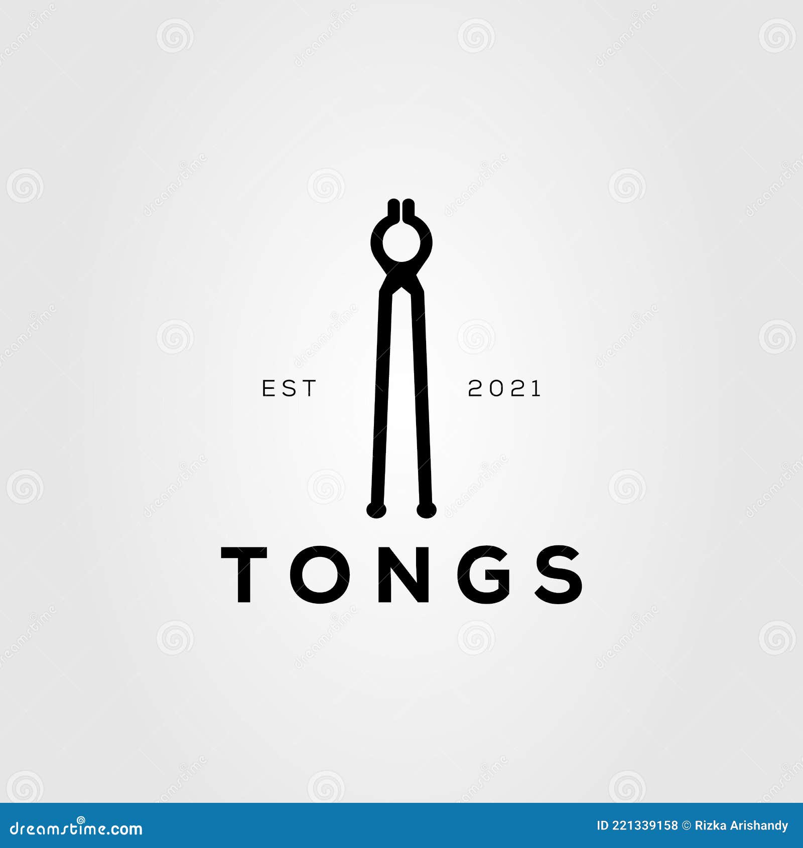 Tongs Blacksmith Pliers Isolated Logo Vector Illustration Design Stock ...