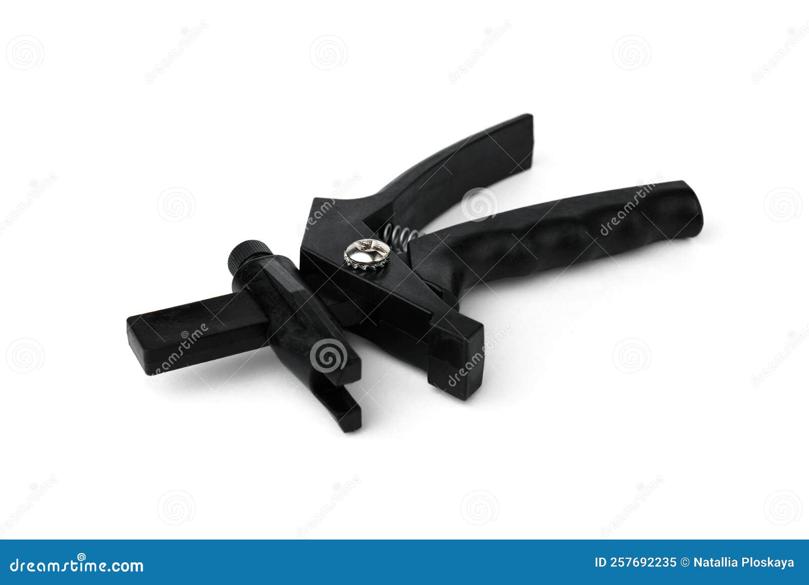 Tongs for Tile Leveling System Isolated on White Background. Stock ...