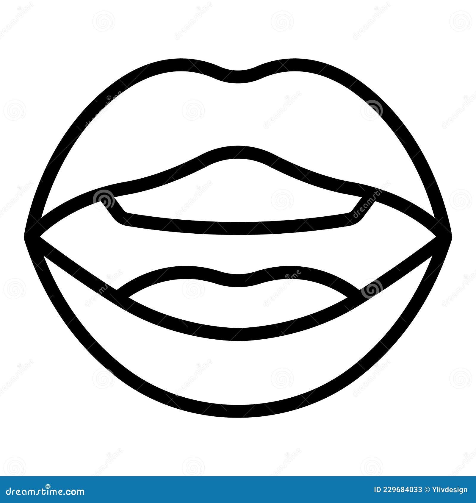 Tongue Articulation Icon Outline Vector. Mouth Pronunciation Stock ...