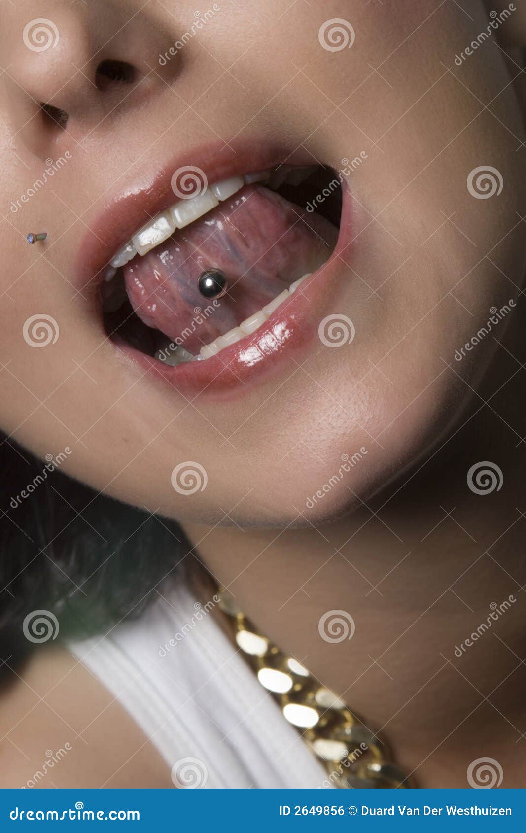 Tongue ring girl stock photo. Image of beauty, girl, babe - 2649856