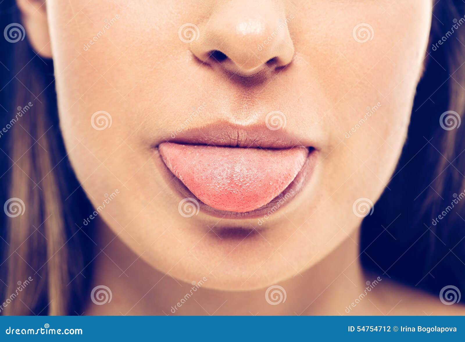 Tongue woman open mouth stock photo. Image of beautiful - 54754712