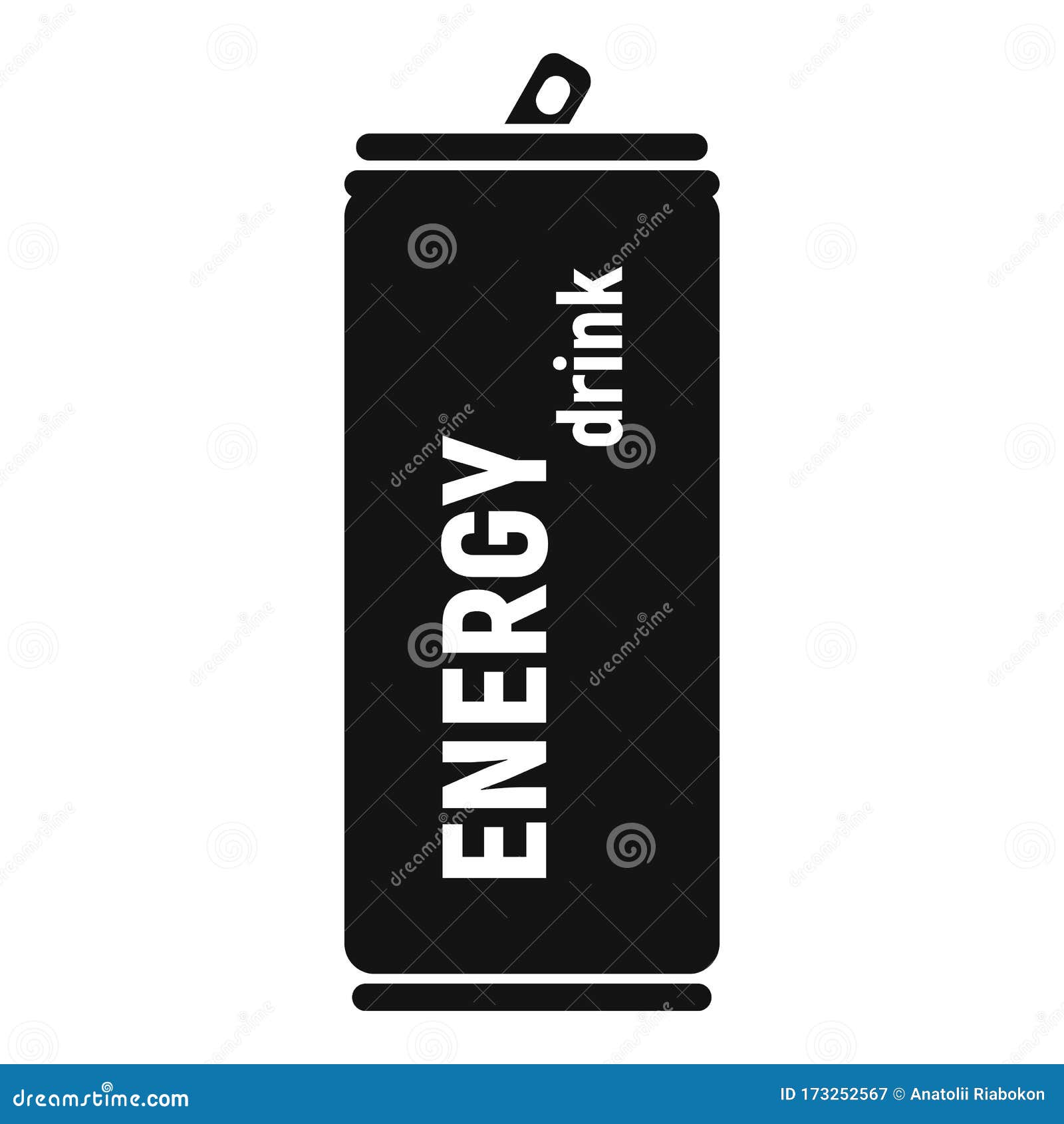 Tonic Energy Drink Icon, Simple Style Stock Vector - Illustration of ...