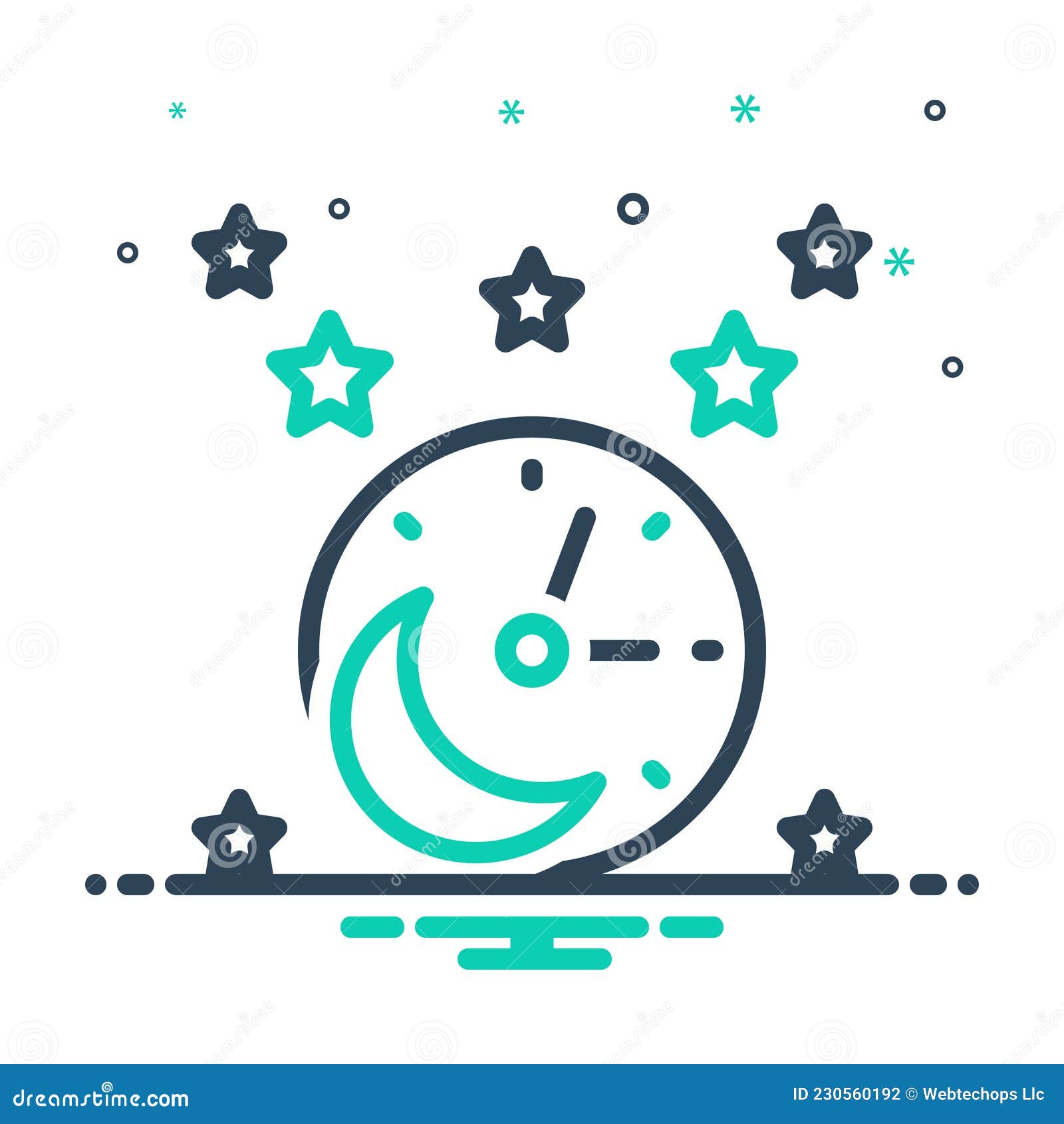 Mix Icon for Tonight, this Evening and Night Stock Vector ...