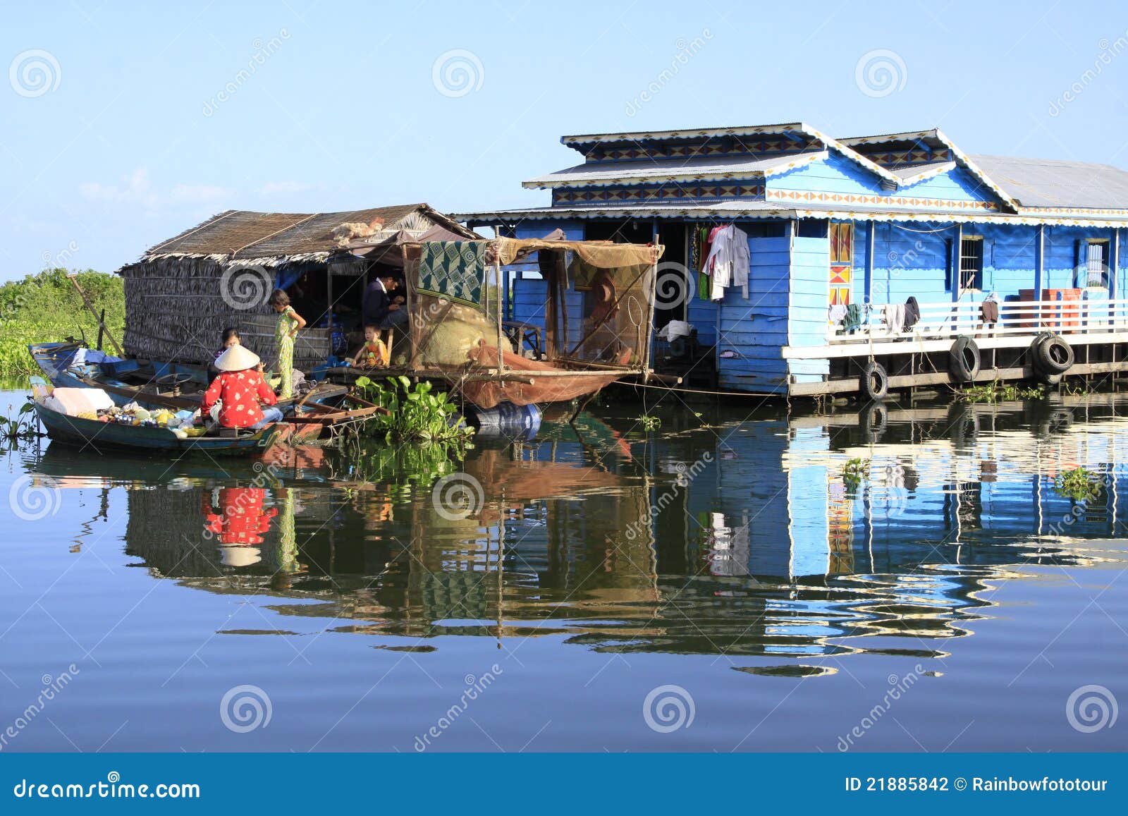 Tonle sap editorial photography. Image of mekong, life - 21885842