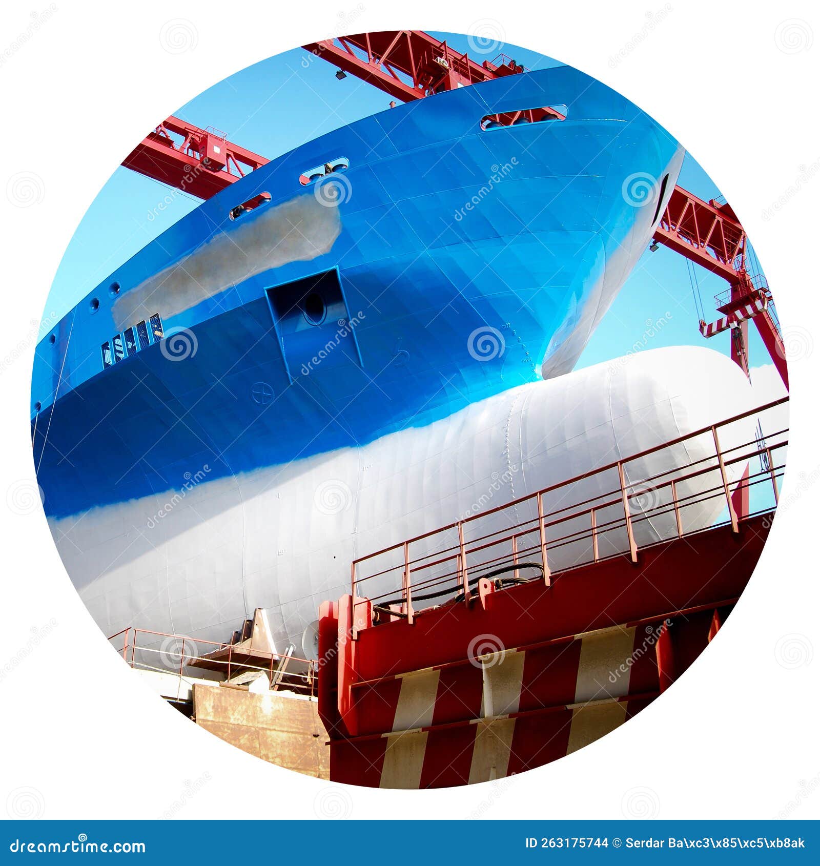 Tonnage Steel Ship is Under Construction in Shipyard, Shipbuilding ...