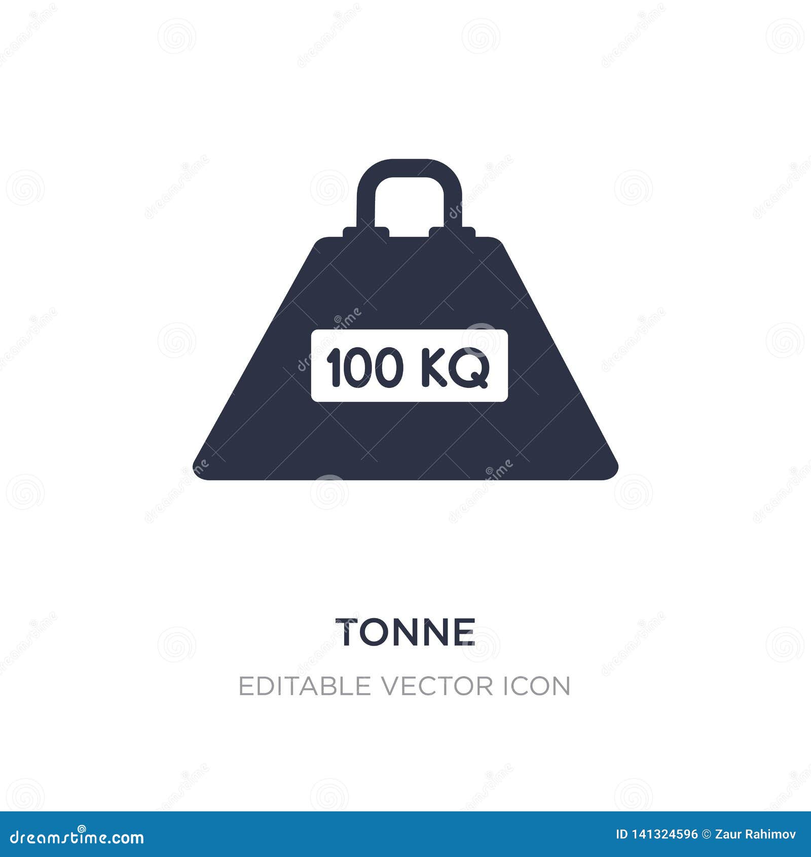 Tonne Icon Vector Isolated On White Background, Tonne Sign , Sign And ...