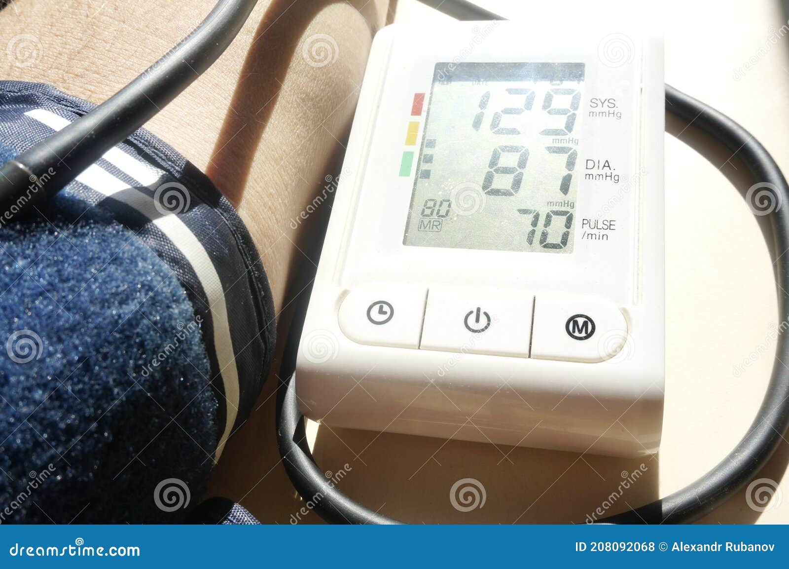 Tonometer. Arterial Blood Pressure Measuring Device Stock Photo - Image ... Tonometer. Arterial Blood Pressure Measuring Device Stock Photo - Image ...