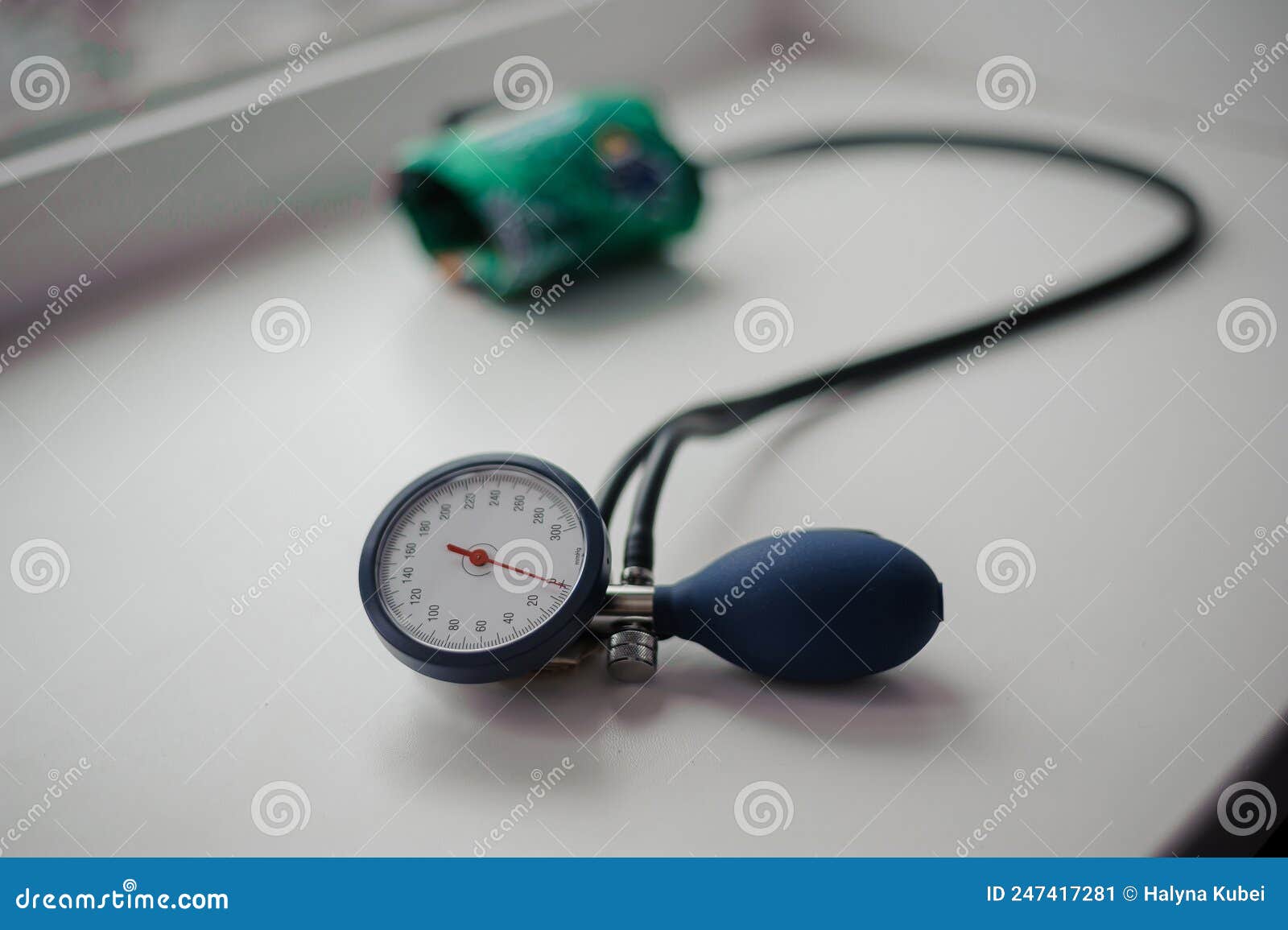 Tonometer on a White Background. Diagnostic Device for Determining ...