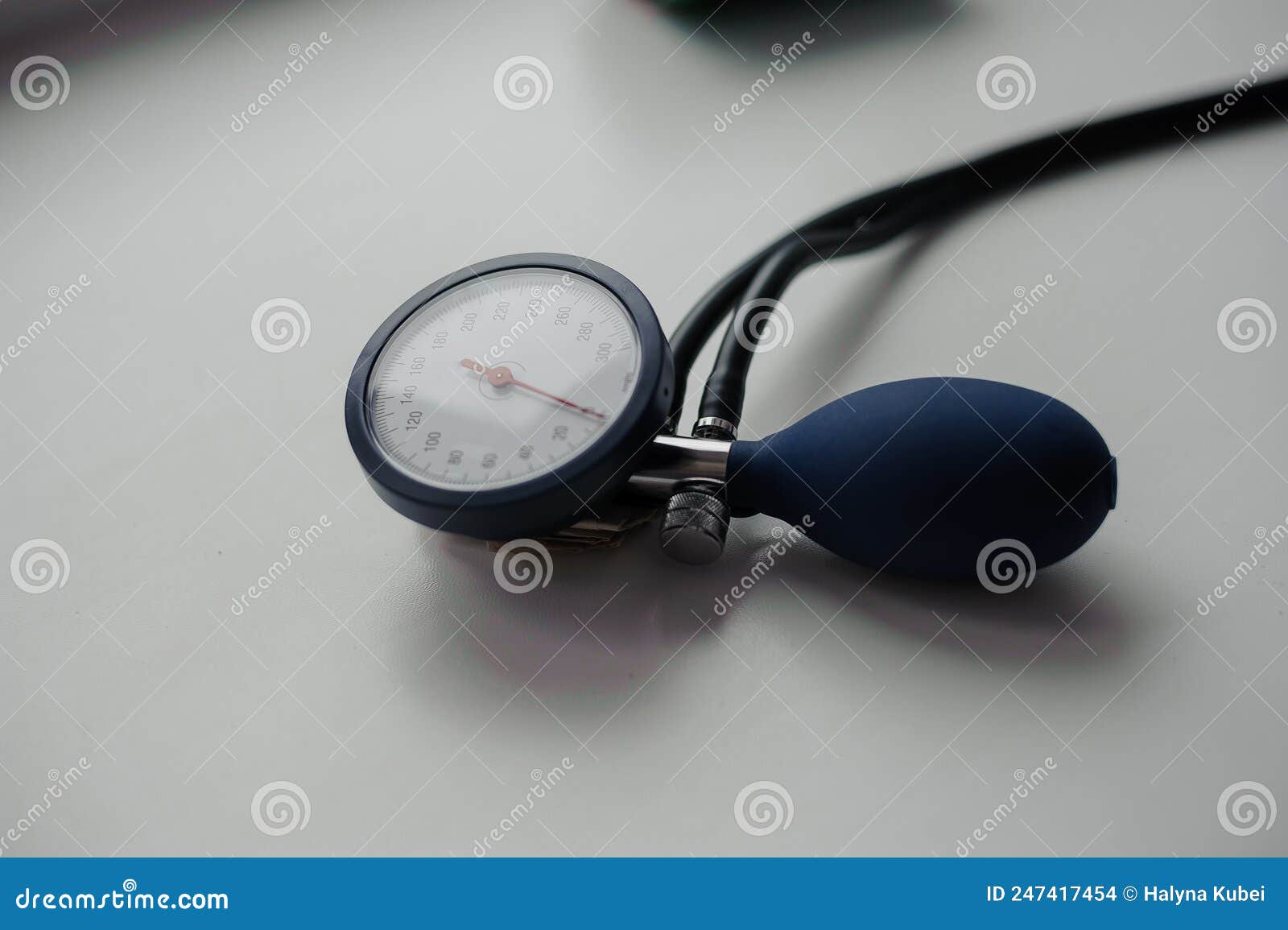 Tonometer on a White Background. Diagnostic Device for Determining ...
