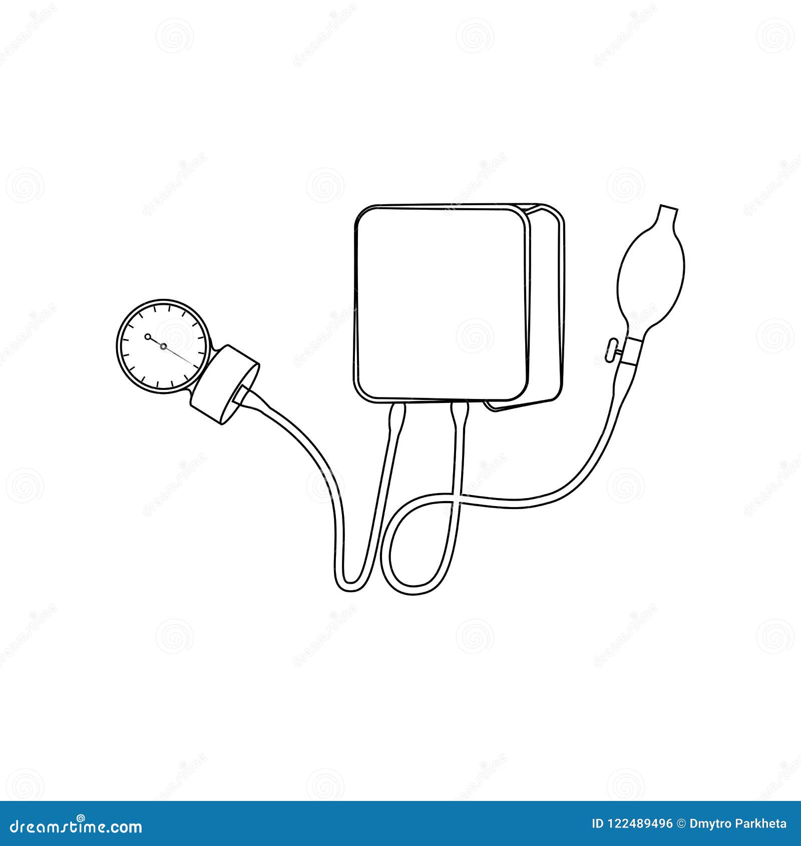 Tonometer Illustration Vector Stock Vector - Illustration of vector ...