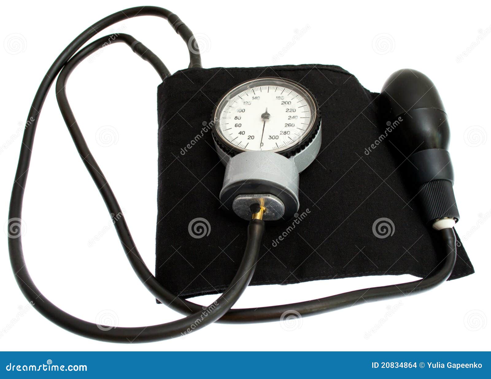 Tonometer on a white stock photo. Image of health, manometer - 20834864