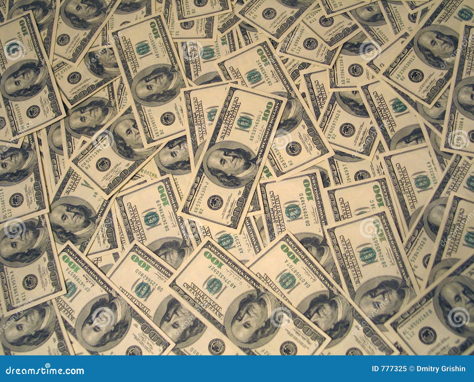 Tons of the hundreds stock image. Image of currency, bank - 777325