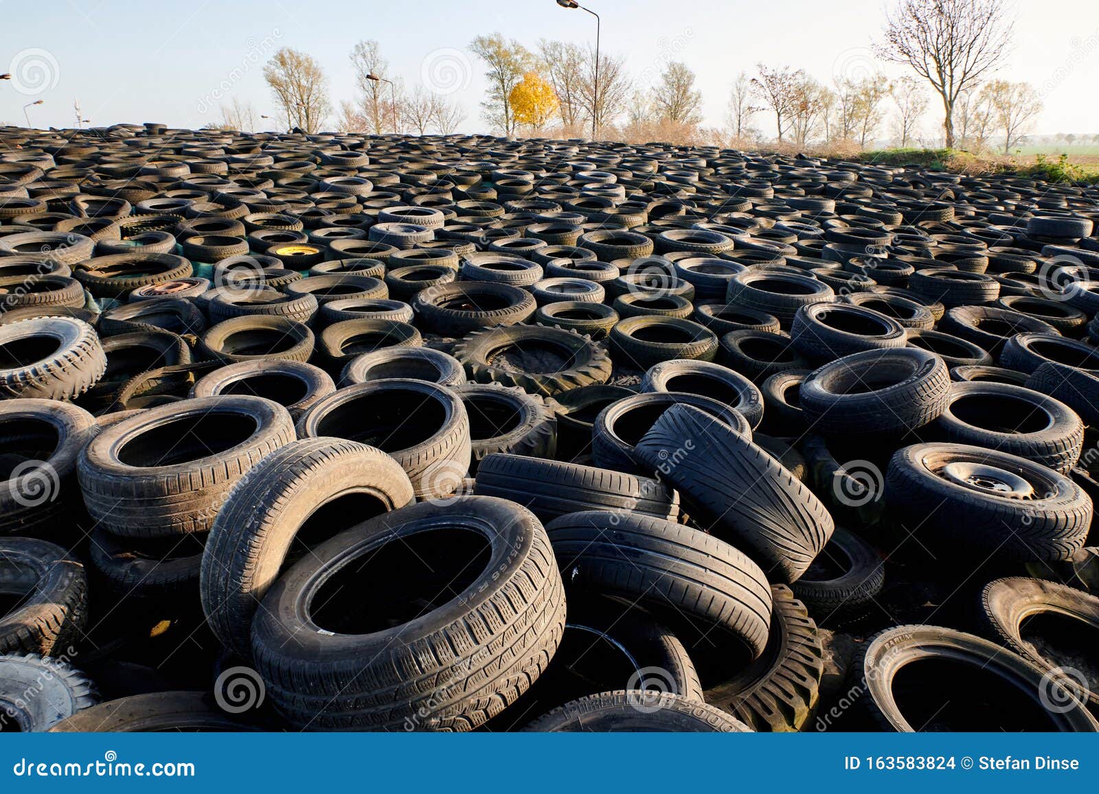 Tons of Old Used Tyres in a Mix Stock Photo - Image of vehicle, repair ...