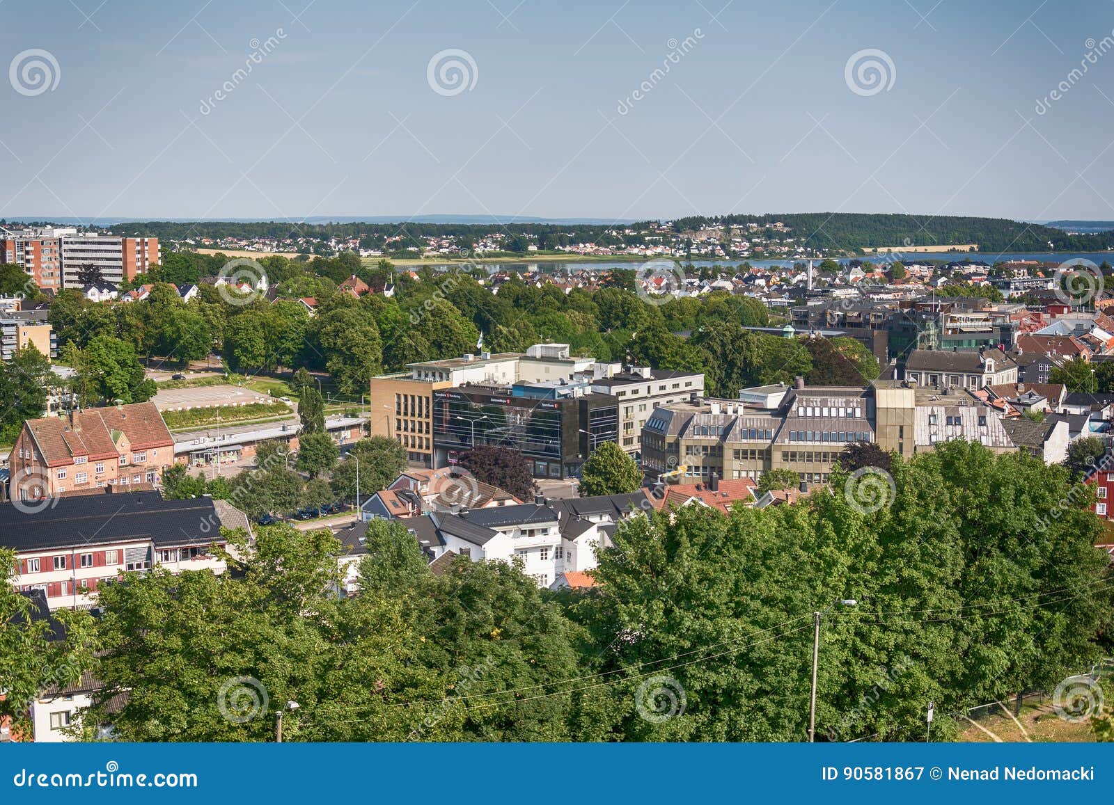Tonsberg Pelo Panorama Do Dia Fotografia Editorial - Imagem de lugar ...