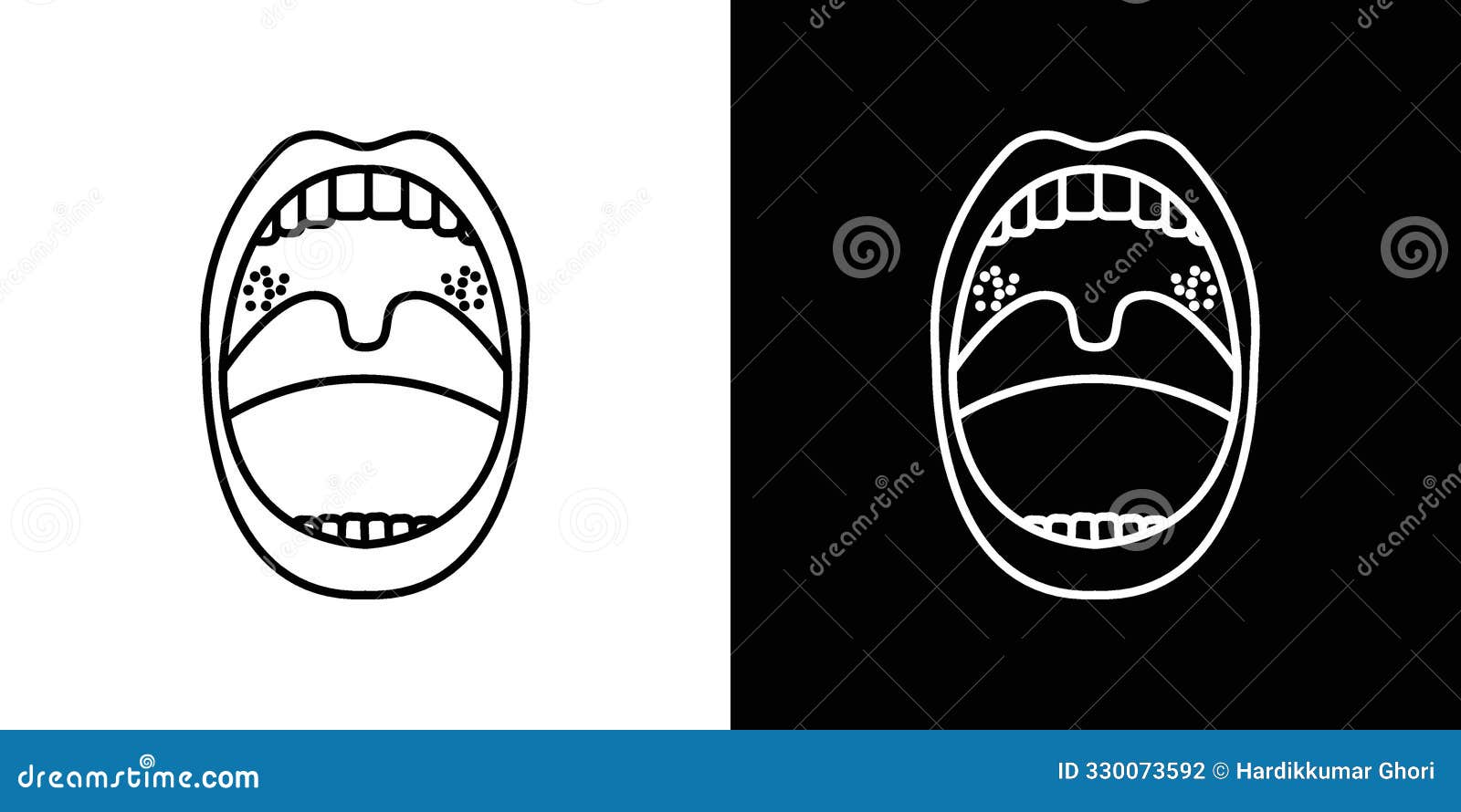 TONSILS Background Writing Vector Design | CartoonDealer.com #240344755