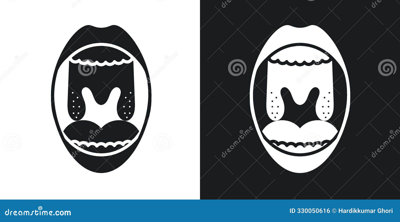 TONSILS Background Writing Vector Design | CartoonDealer.com #240344755
