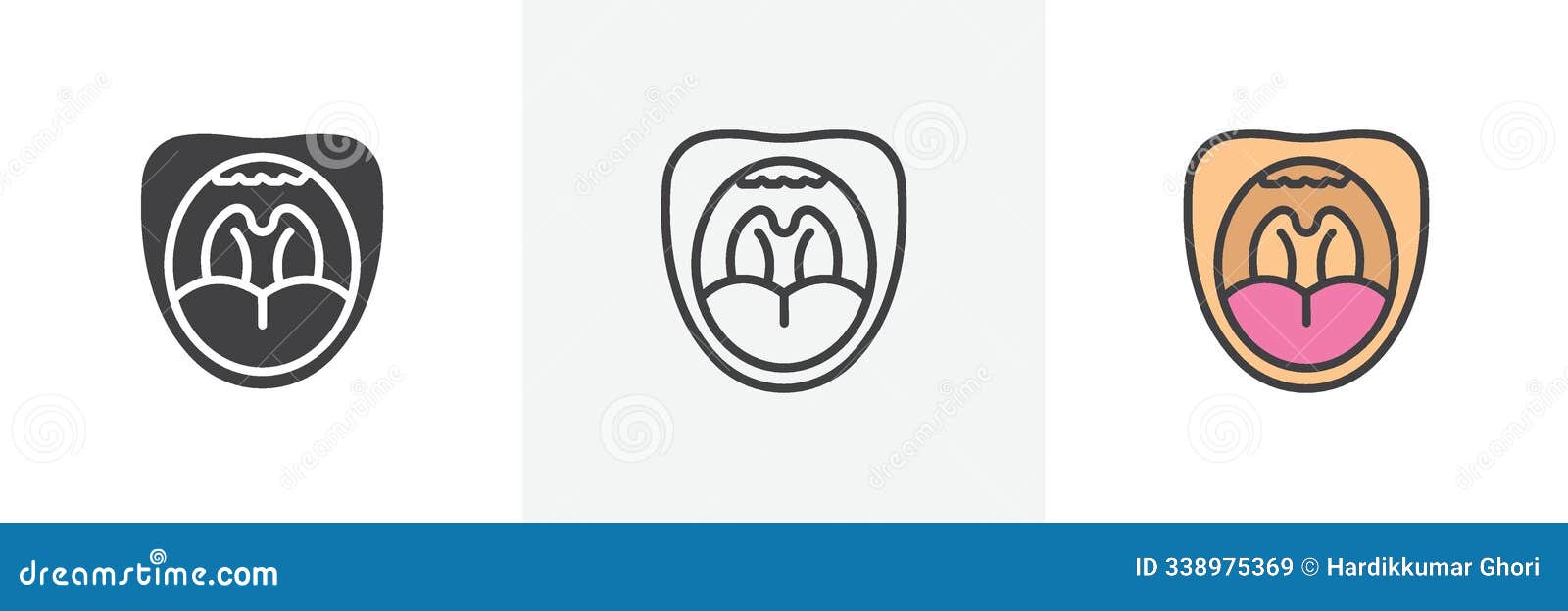 TONSILS Background Writing Vector Design | CartoonDealer.com #240344755