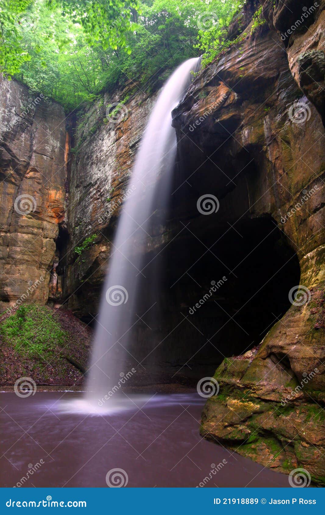 Tonti Canyon - Illinois stock image. Image of park, rock - 21918889