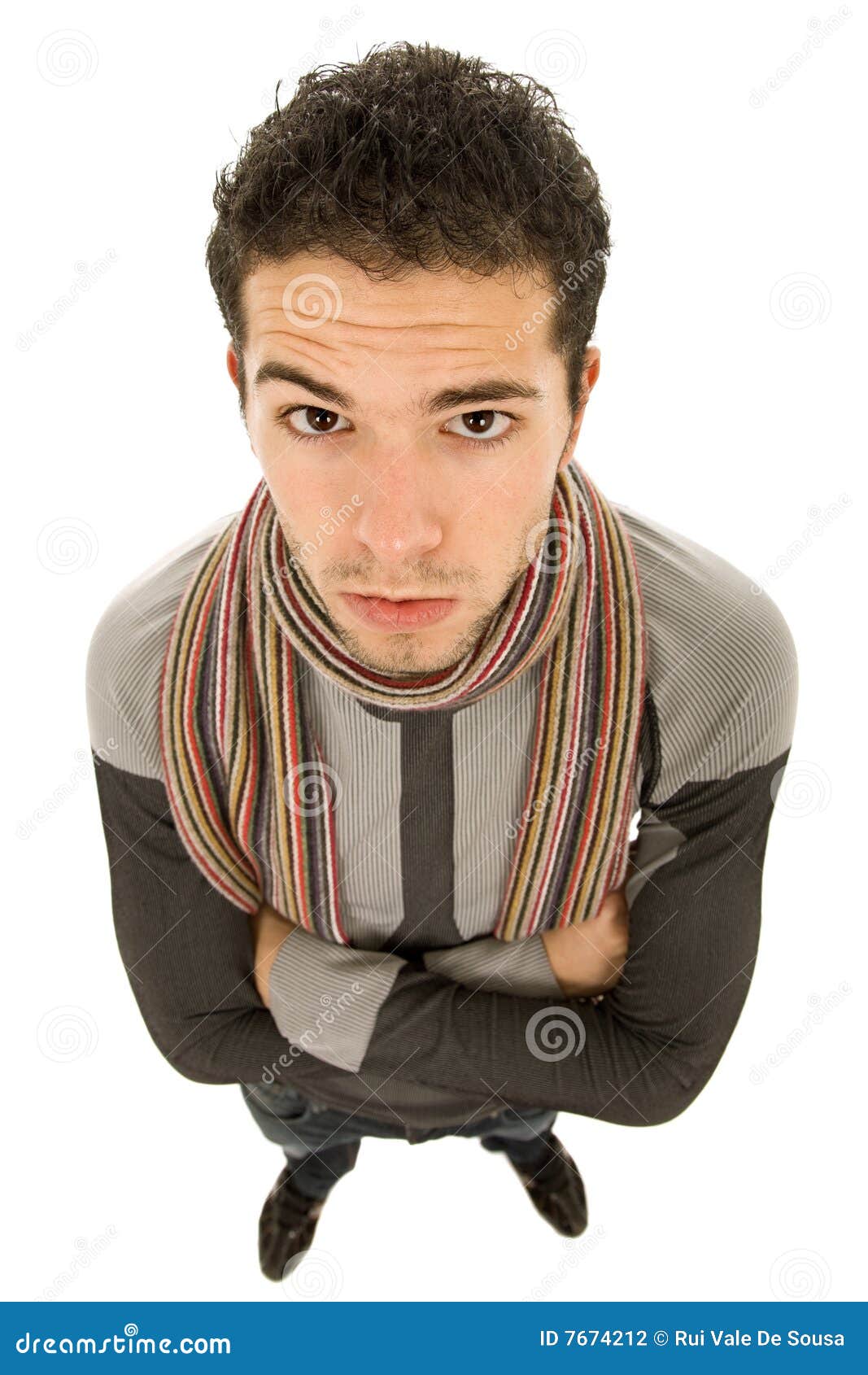 Tonto foto de archivo. Imagen de pavor, divertido, brazo - 7674212