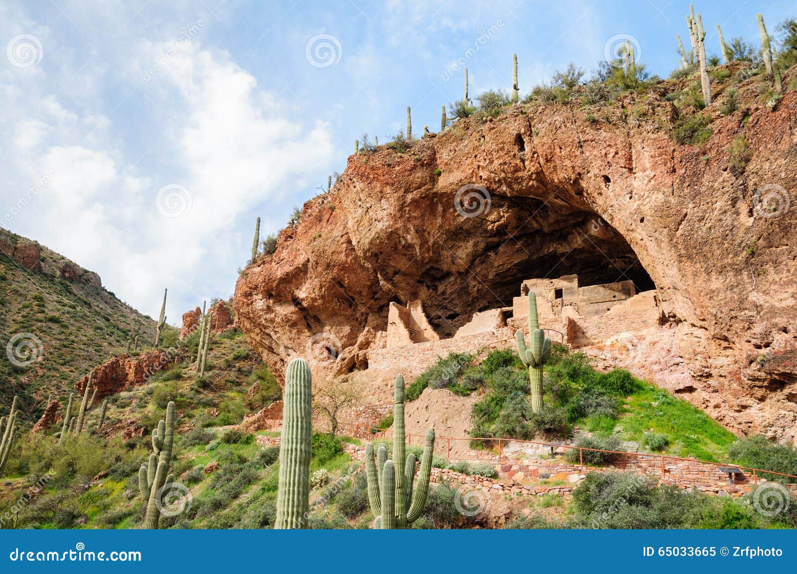 Tonto National Monument stock image. Image of cliff, desert - 65033665